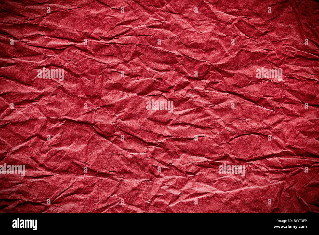 the red crumpled paper background Stock Photo - Alamy