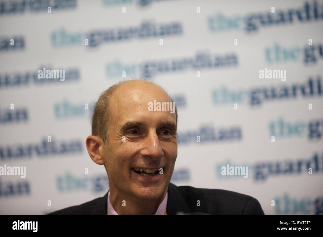 Labour MP Lord Andrew Adonis reacts during a panel discussion regarding ...