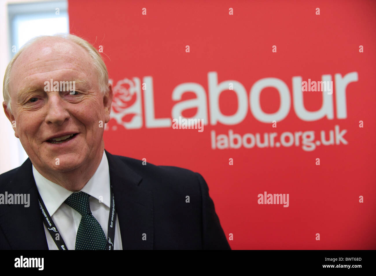 Lord Kinnock poses for a portrait before the start of a fringe panel ...