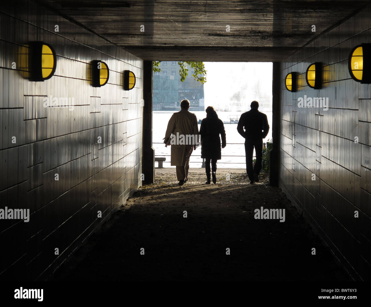 Pedestrian tunnel hi-res stock photography and images - Alamy