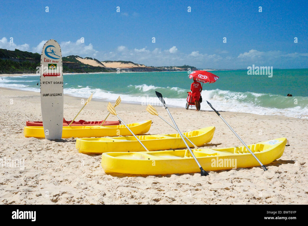 Praia do Madeiro Beach, Pipa, Near Natal, Brazil Stock Photo - Alamy