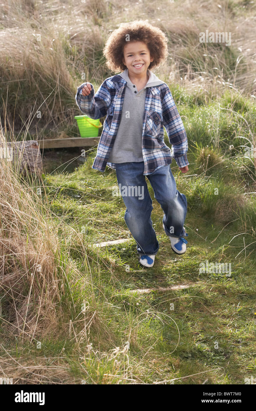 Boy fish net hi-res stock photography and images - Alamy