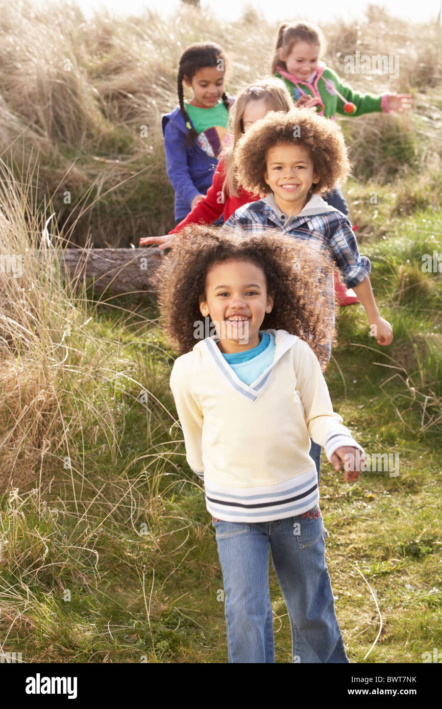 Female friend group fall hi-res stock photography and images - Alamy