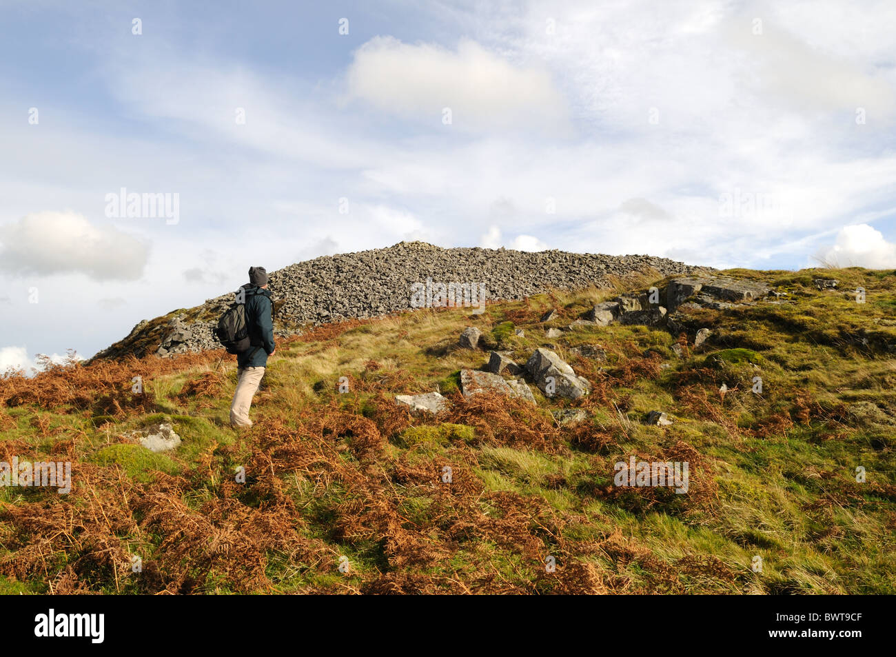 Garn goch iron age hill fort hi-res stock photography and images - Alamy