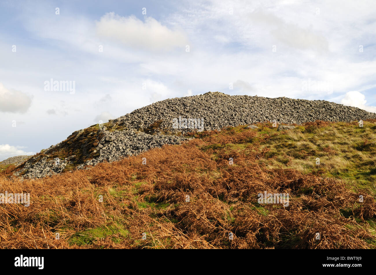 Garn Goch Iron Age Hill fort summit of Y Gaer Fawr Brecon Bethlehem ...