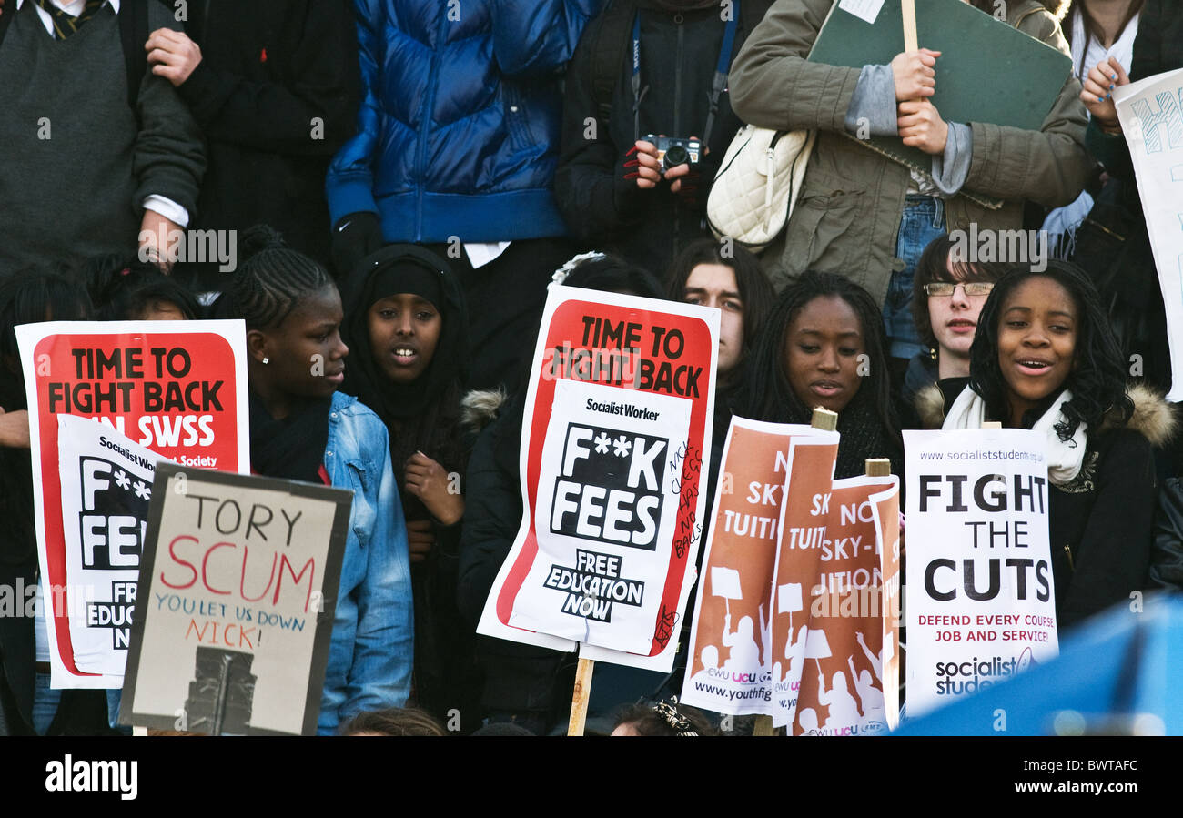 Rally placards signs students hi-res stock photography and images - Alamy