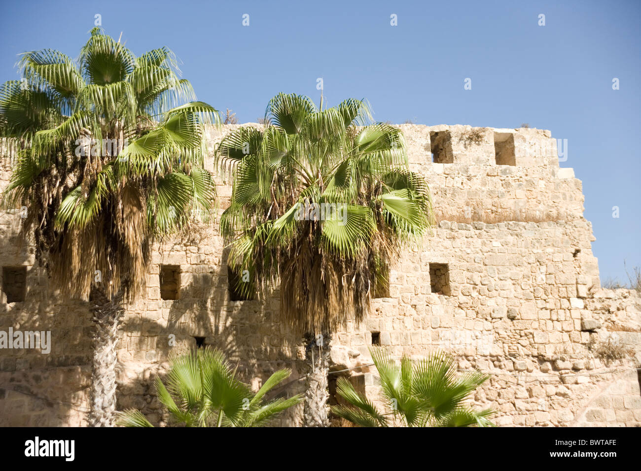 The Crusaders Citadel in Acre,Israel Stock Photo - Alamy