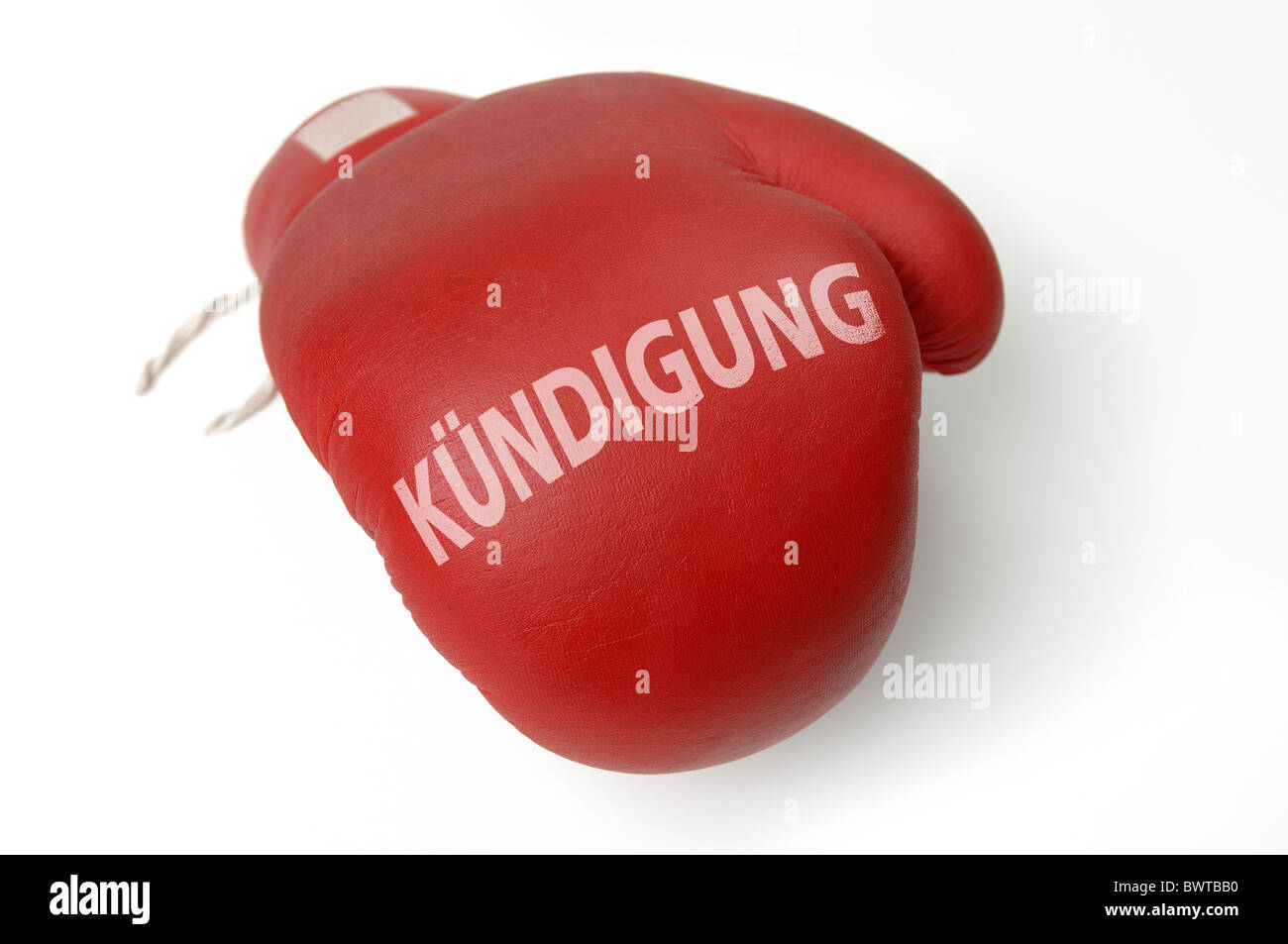 Red boxing glove Stock Photo - Alamy