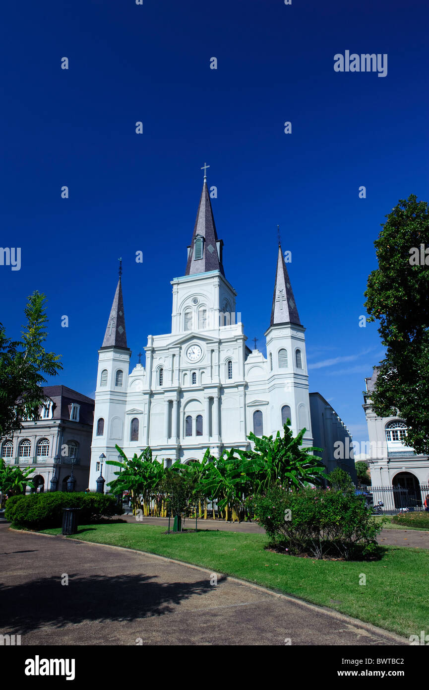 Jackson Square New Orleans, North America, St Louis Cathedral Stock ...