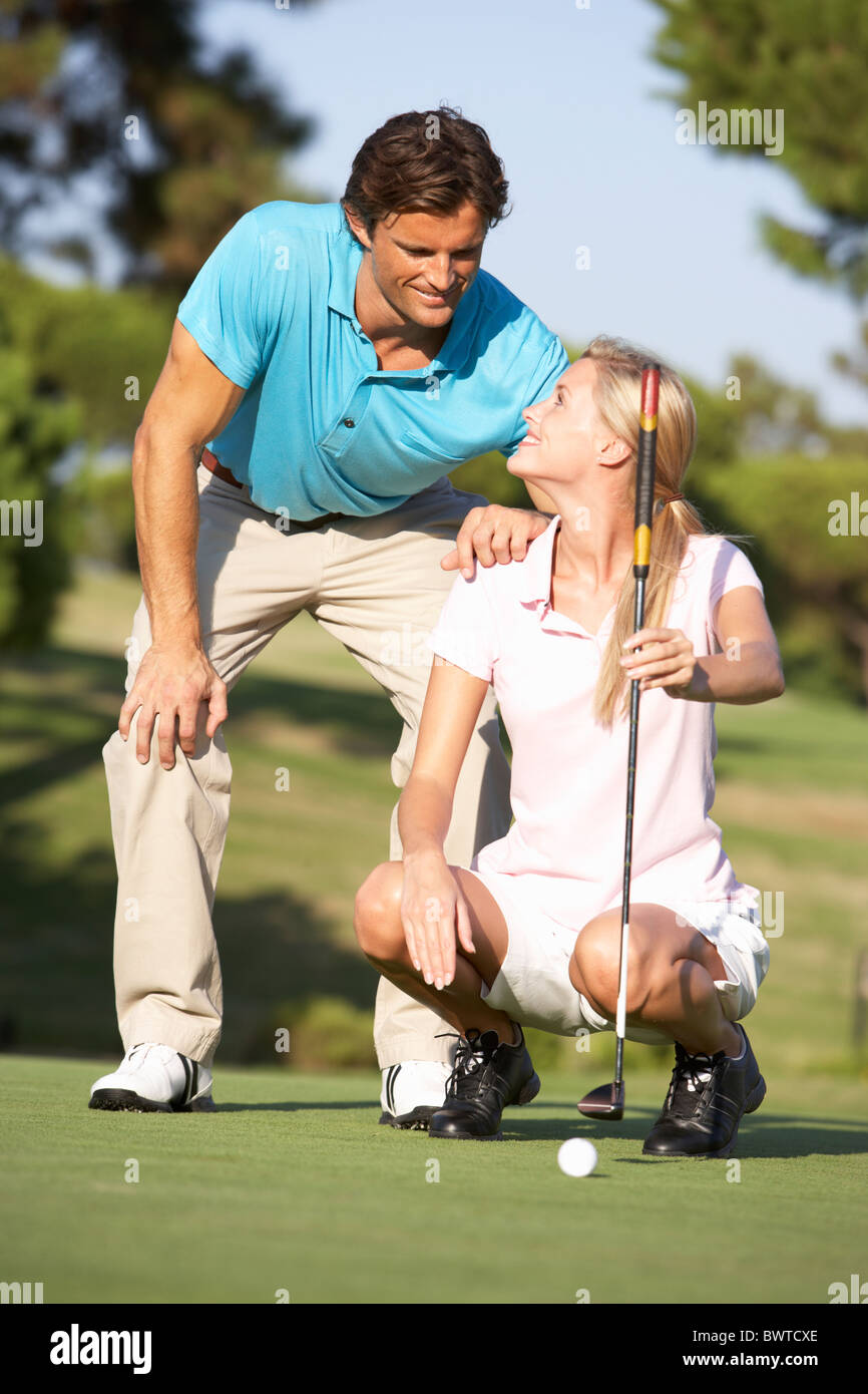 How To Putt High Resolution Stock Photography and Images - Alamy