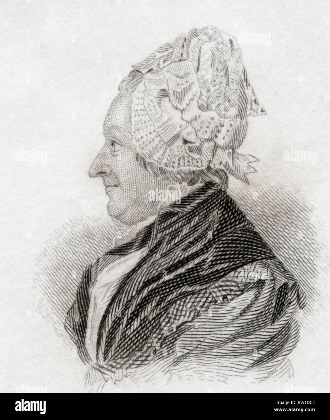 Elizabeth Carter, 1717 to 1806. English poet, classicist, writer and ...