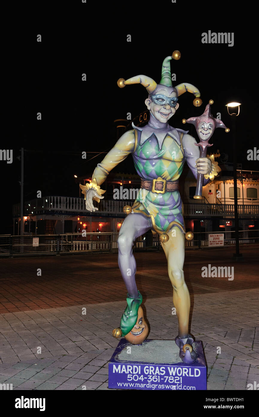 Jester, New Orleans, North America Stock Photo - Alamy