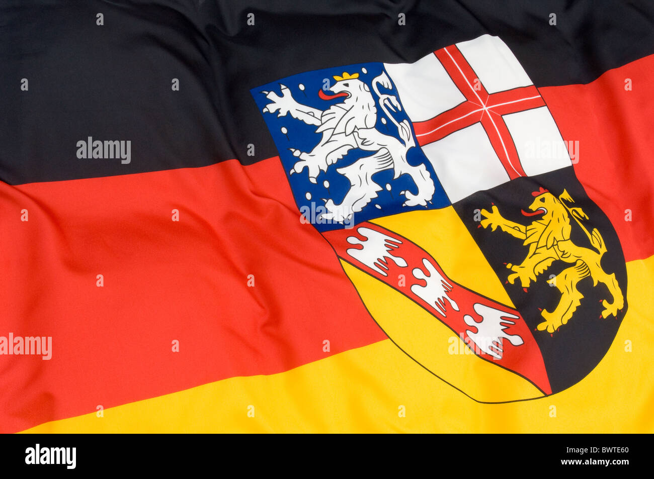 Flag of Saarland Stock Photo - Alamy
