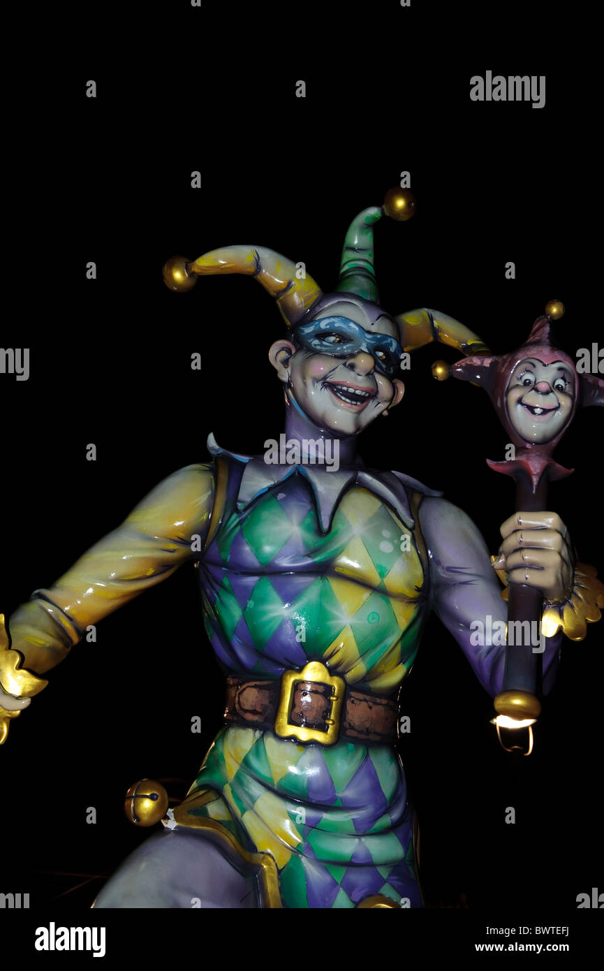 New orleans mardi gras jester statue hi-res stock photography and ...
