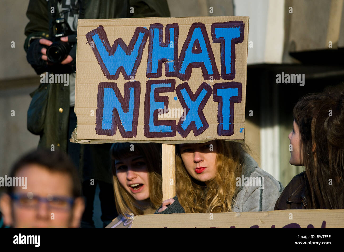 Rally Placard Students High Resolution Stock Photography and Images - Alamy