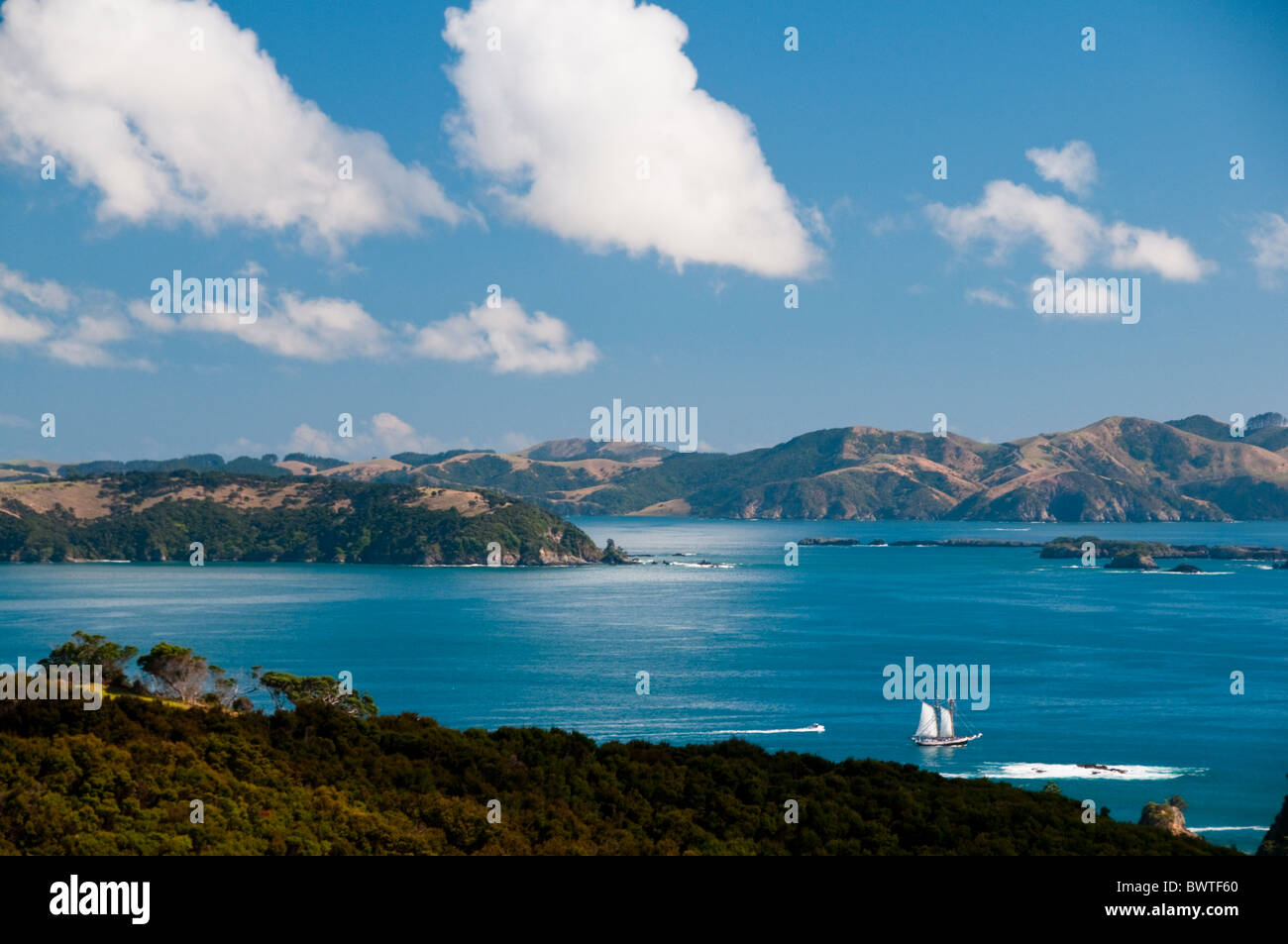 Russell,Tapeka Point,Maiki Hill, Lookout to Russell Harbour,Kororareka ...