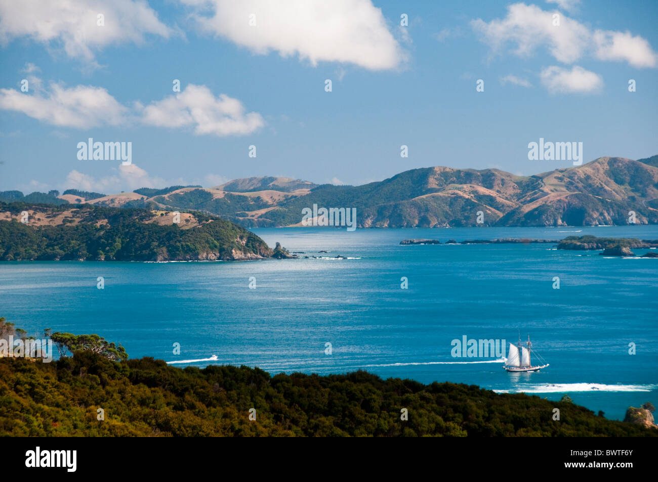 Russell,Tapeka Point,Maiki Hill, Lookout to Russell Harbour,Kororareka ...