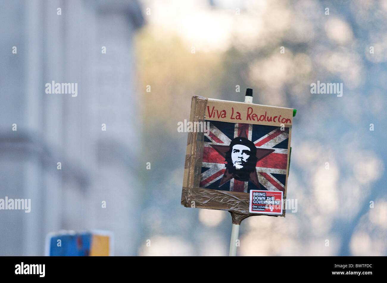 Student Protest Placard Student Demonstration Stock Photo - Alamy
