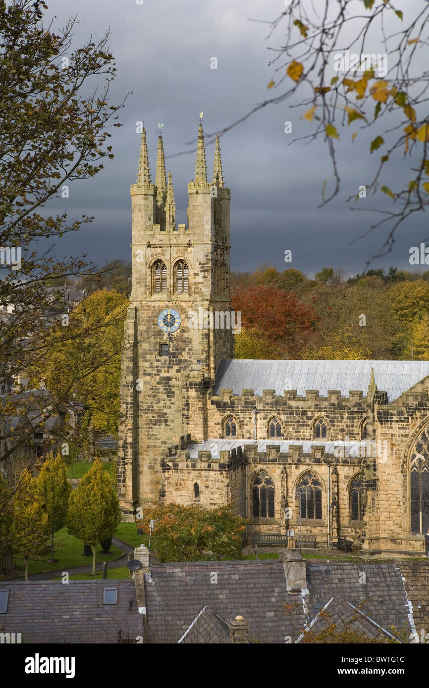 'Cathedral of the Peak', St John the Baptist Church, Tideswell village ...
