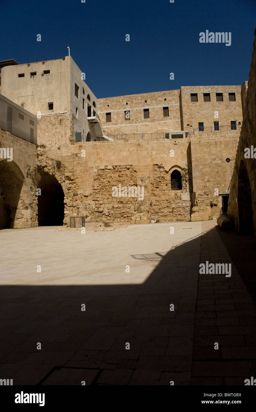 The Crusaders Citadel in Acre,Israel Stock Photo - Alamy