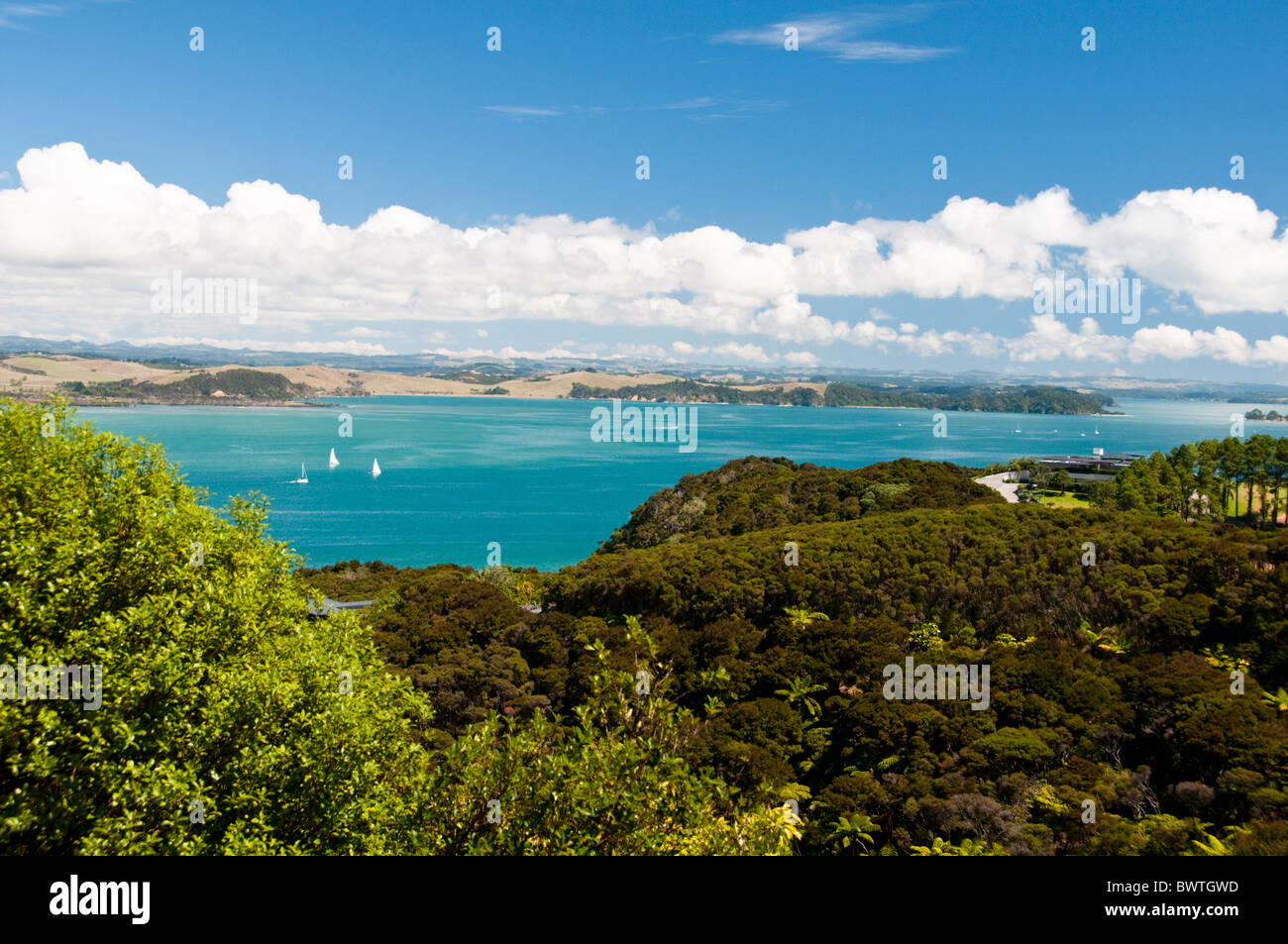 Russell,Tapeka Point,Maiki Hill, Lookout to Russell Harbour,Kororareka ...