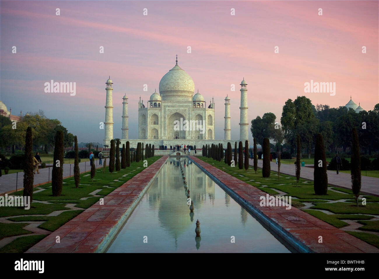 India Uttar Pradesh Agra city Taj Mahal UNESCO World heritage site Asia ...