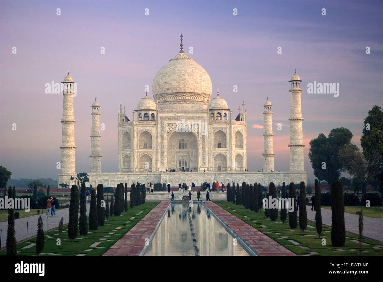 India Uttar Pradesh Agra city Taj Mahal UNESCO World heritage site Asia ...