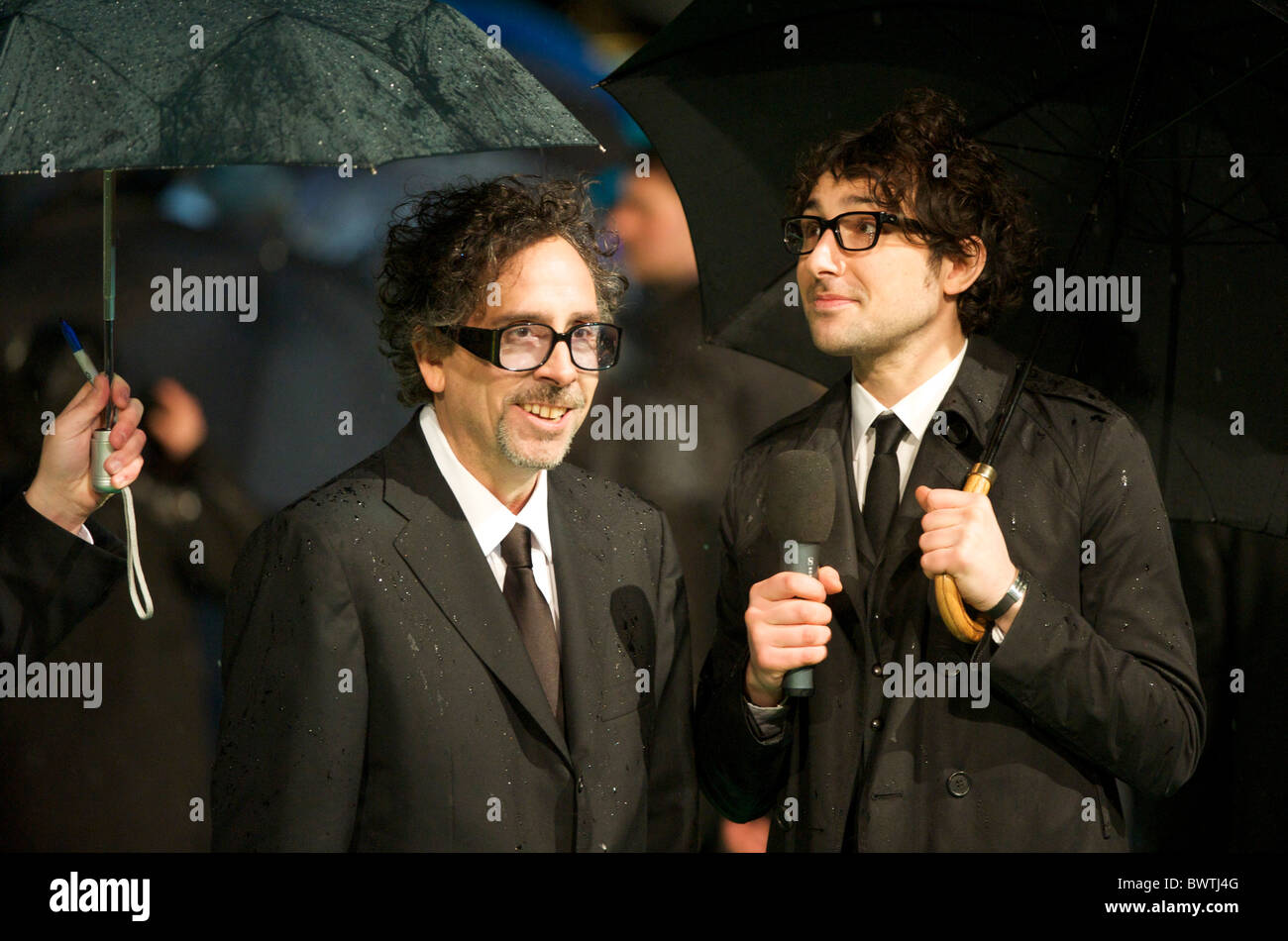 Director Tim Burton is interviewed at the Royal World Premiere of ...