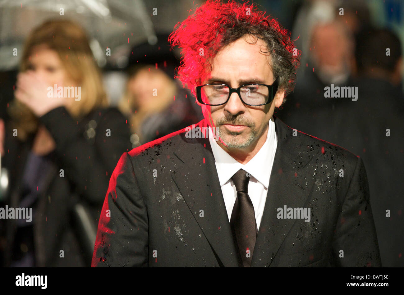 Director Tim Burton attend the Royal World Premiere of 'Alice in ...