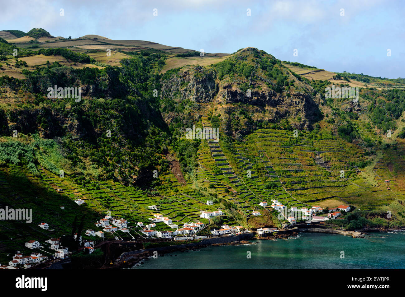 Bucht voni Sao Lourenco auf der Insel Santa Maria, Azoren, Portugal ...