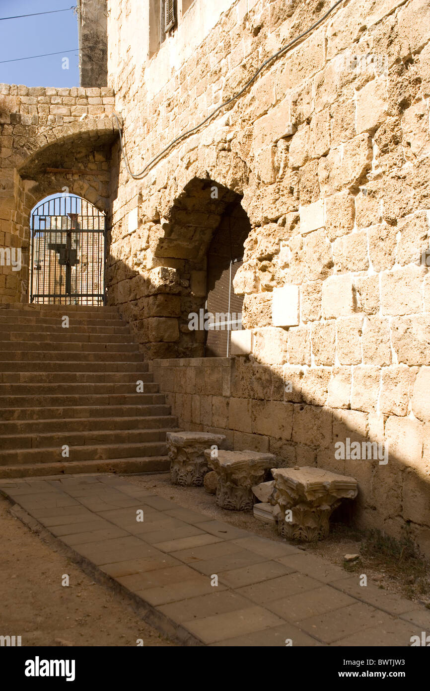 The Crusaders Citadel in Acre,Israel Stock Photo - Alamy