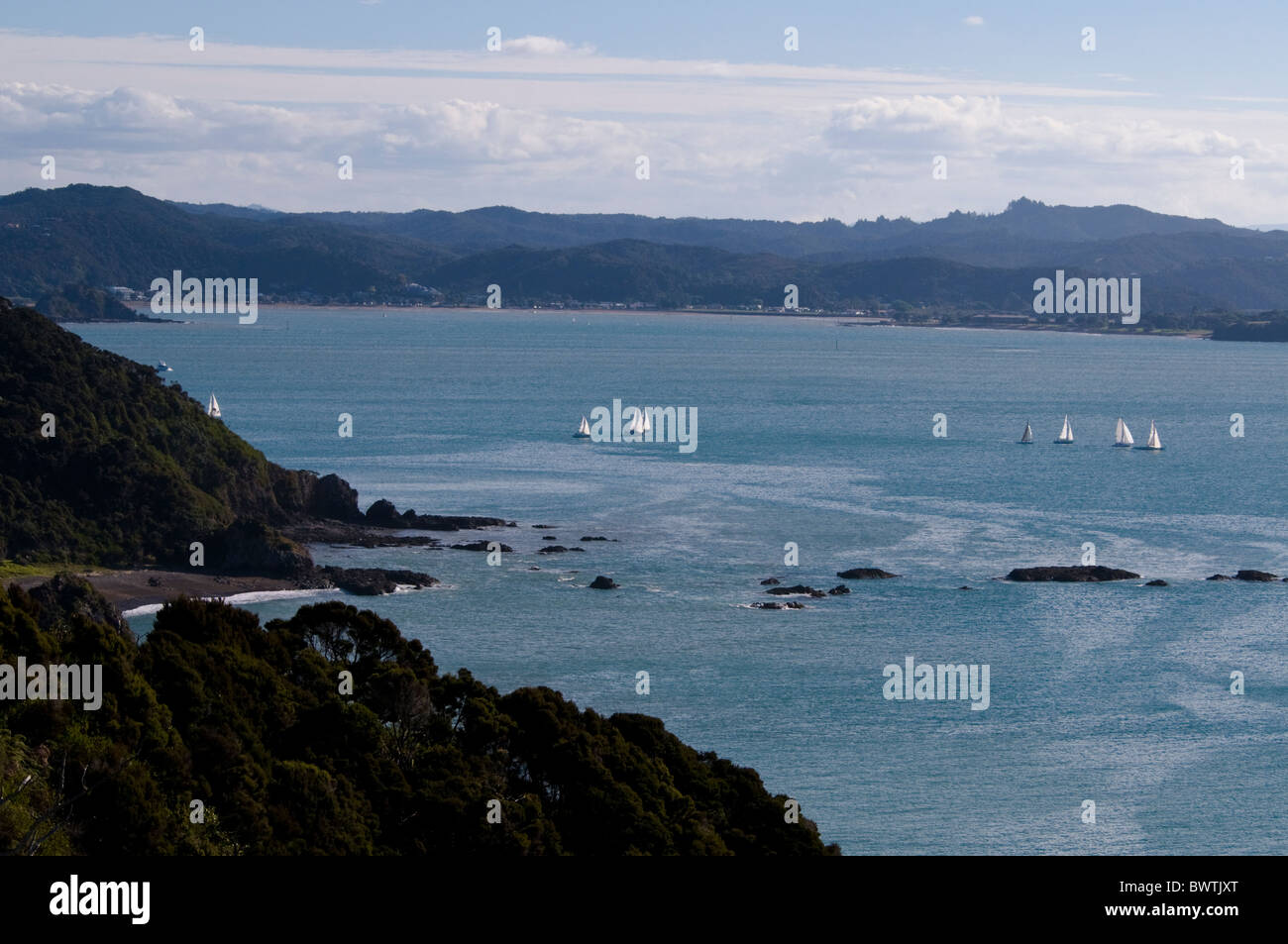Russell,Tapeka Point,Maiki Hill, Lookout to Russell Harbour,Kororareka ...
