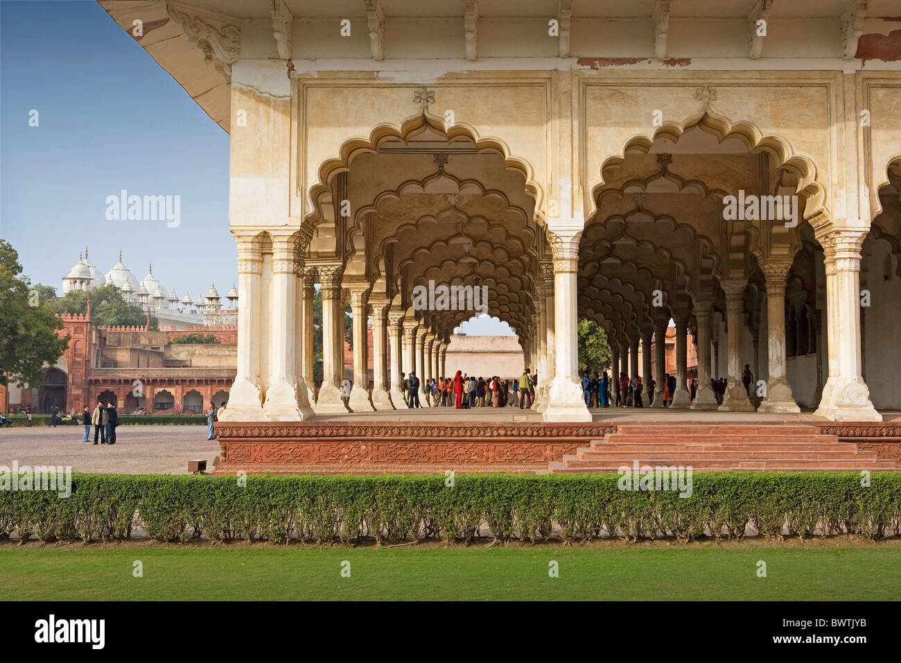 India Uttar Pradesh Agra city Agra Fort UNESCO World heritage site ...