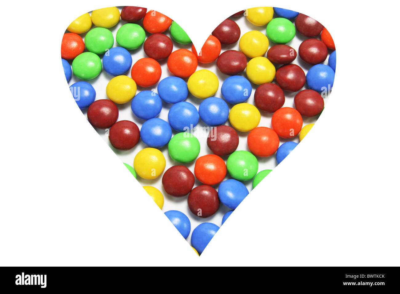 Chocolate in shape heart Cut Out Stock Images & Pictures - Alamy