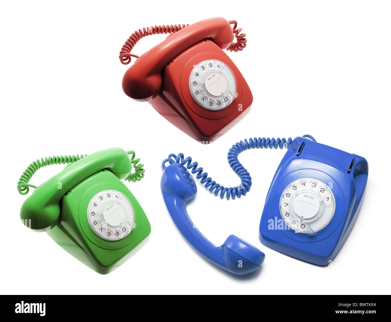 Old fashioned dial telephones hi-res stock photography and images - Alamy