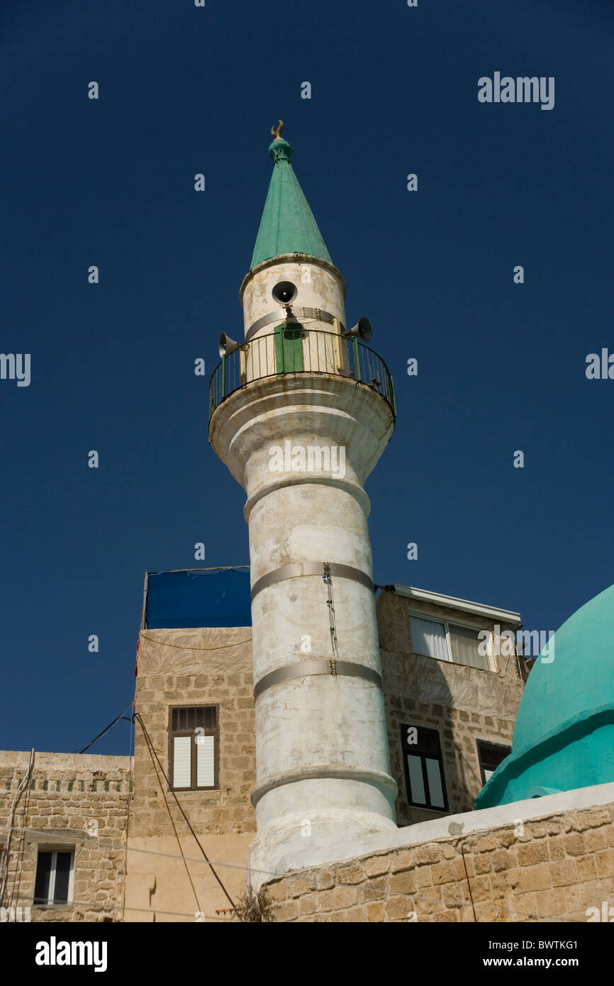 The Mosque of Ahmed Jezzar Pasha in old Acre,(Akko) Israel Stock Photo ...