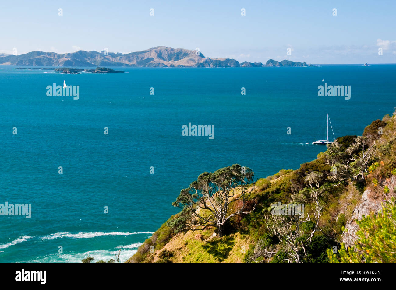 Russell,Tapeka Point,Maiki Hill, Lookout to Russell Harbour,Kororareka ...