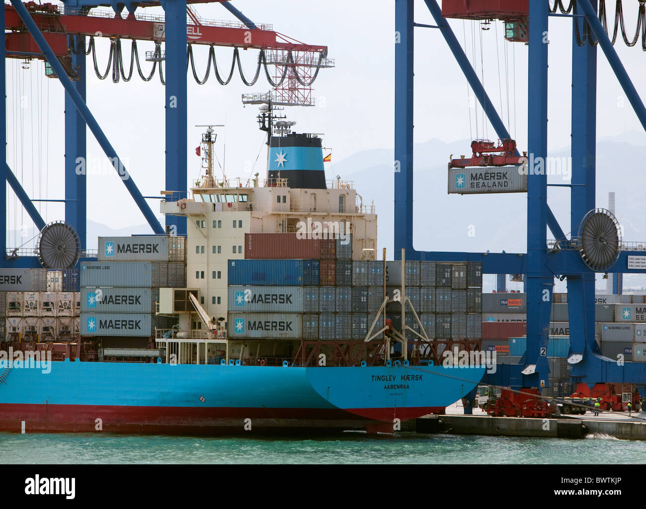 Container terminal malaga hi-res stock photography and images - Alamy