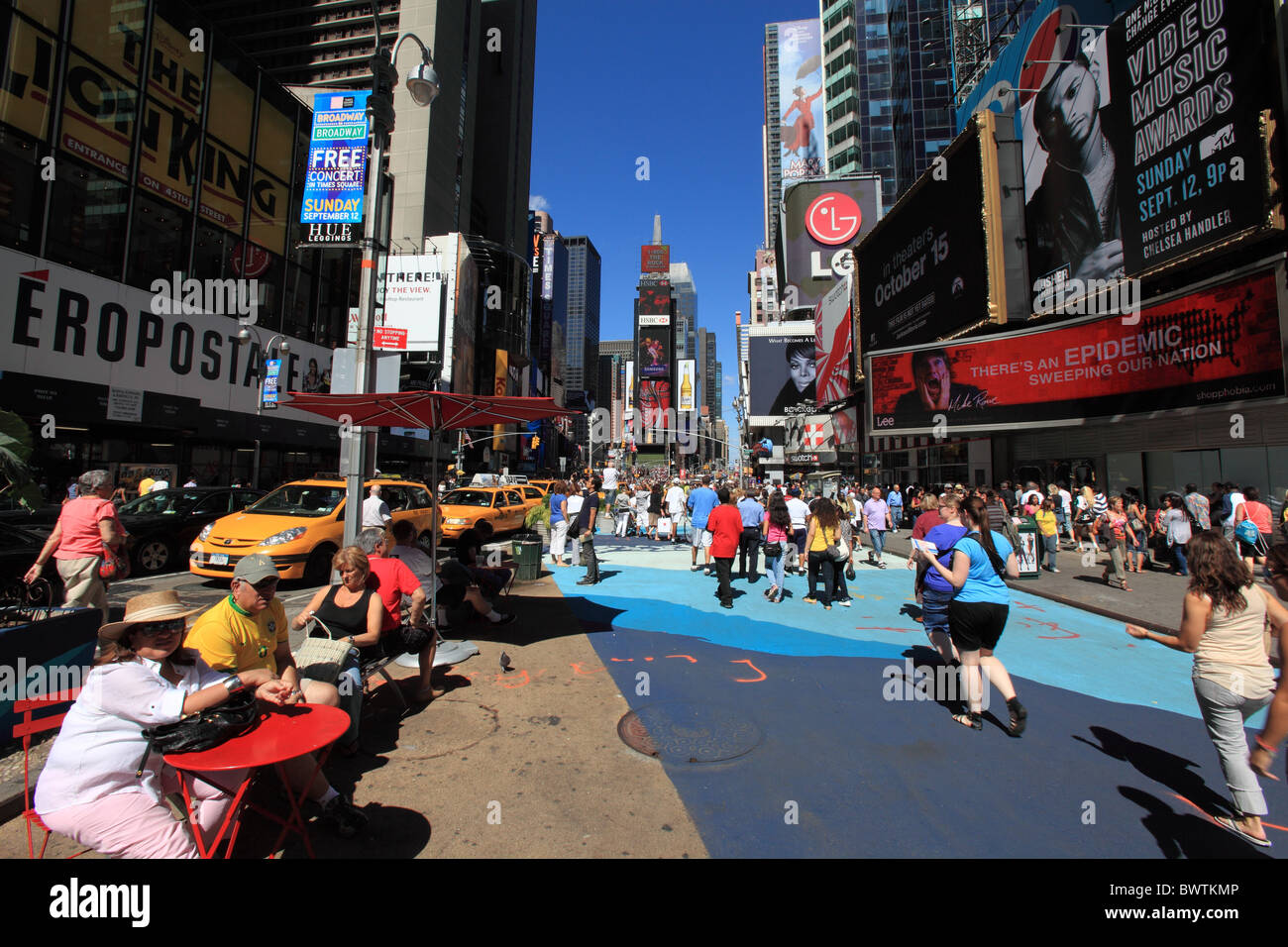 Times Square Summer, NYC Stock Photo - Alamy