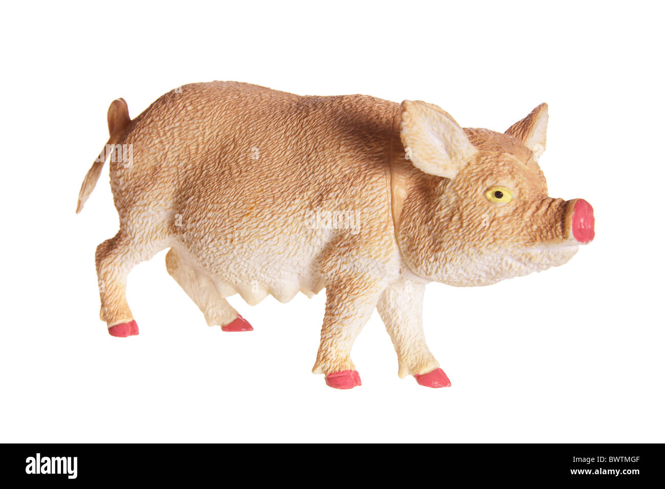Pig figurine Cut Out Stock Images & Pictures - Alamy
