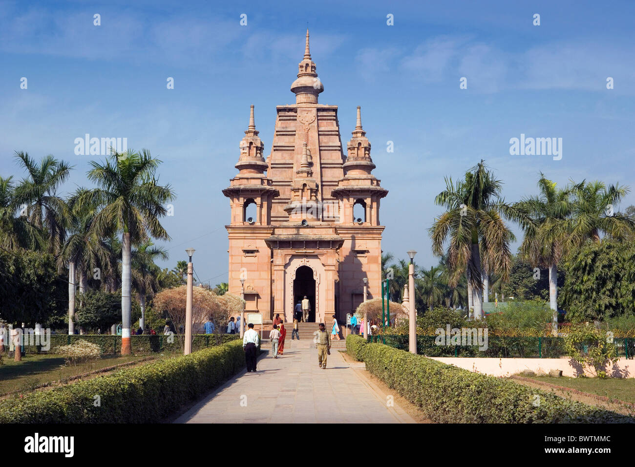 India Uttar Pradesh Near Varanasi city Benares Sarnath city Mulgandha ...