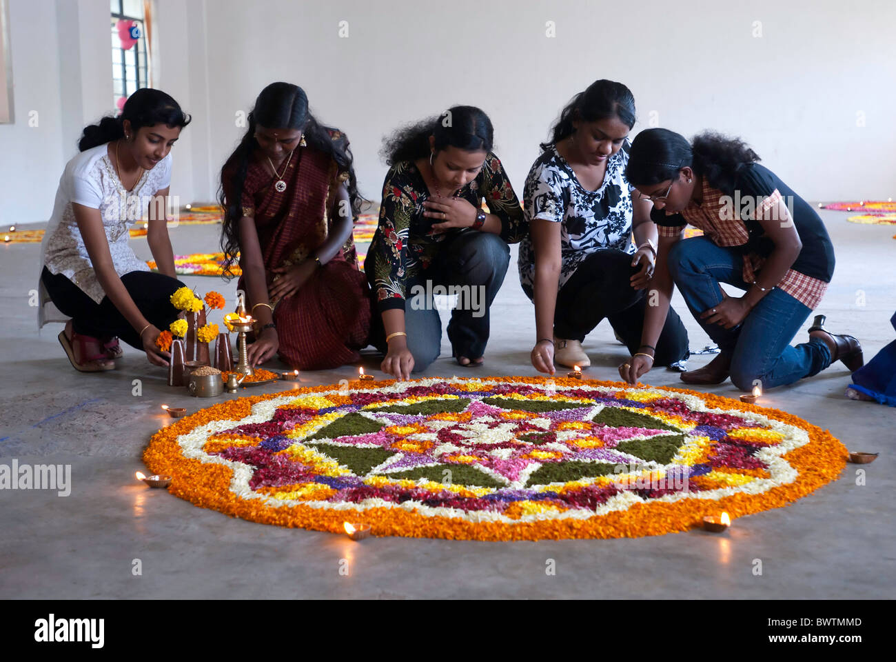 Onam festival kerala hi-res stock photography and images - Alamy