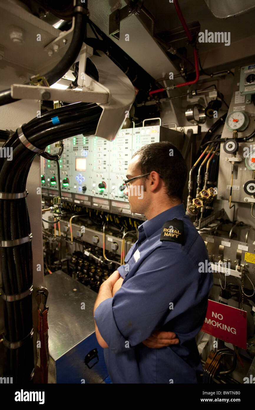 HMS Astute the Royal Navy's most advanced submarine in the waters off ...