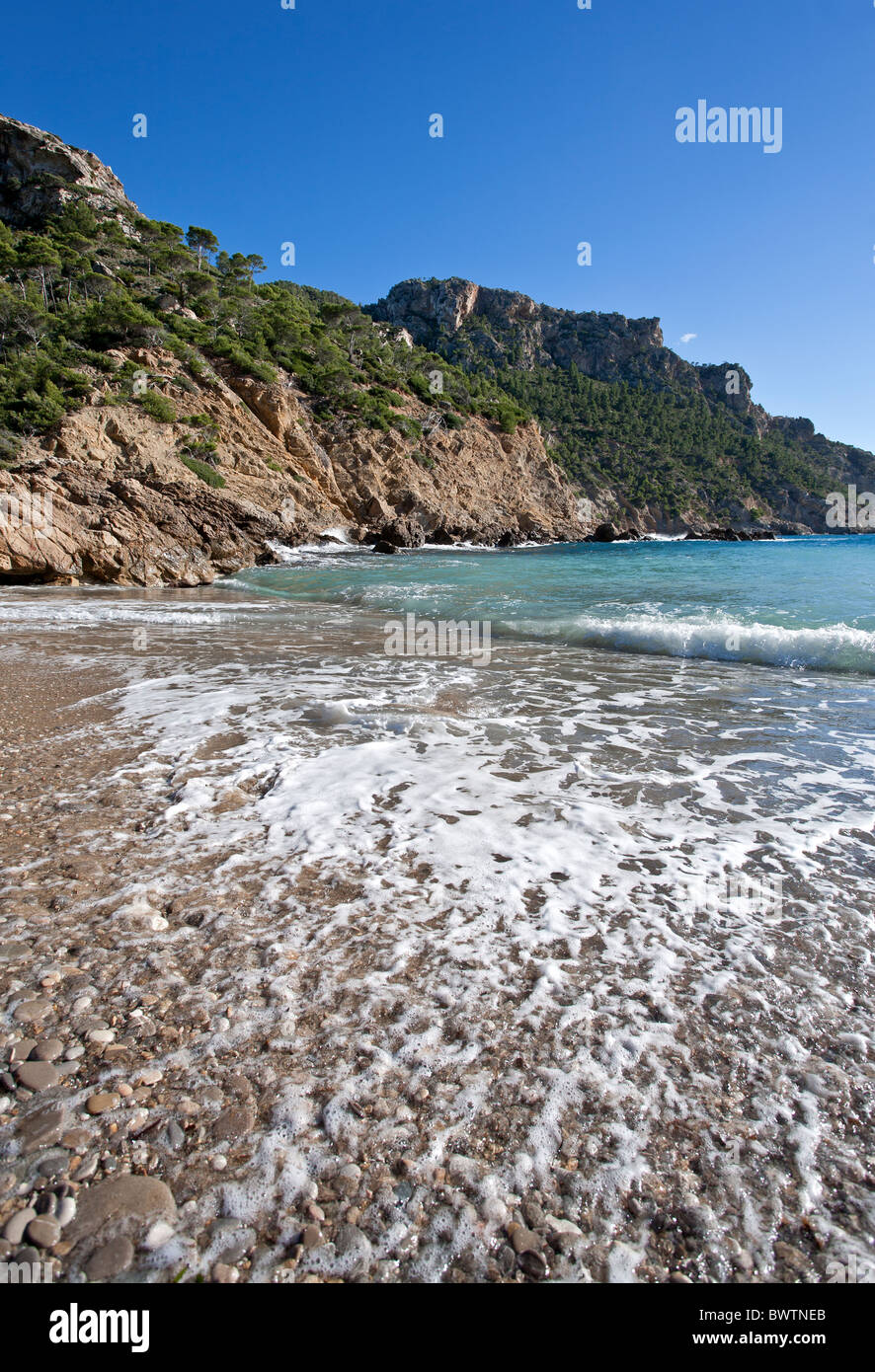 Cala Egos beach. Andratx. Mallorca Island. Spain Stock Photo - Alamy