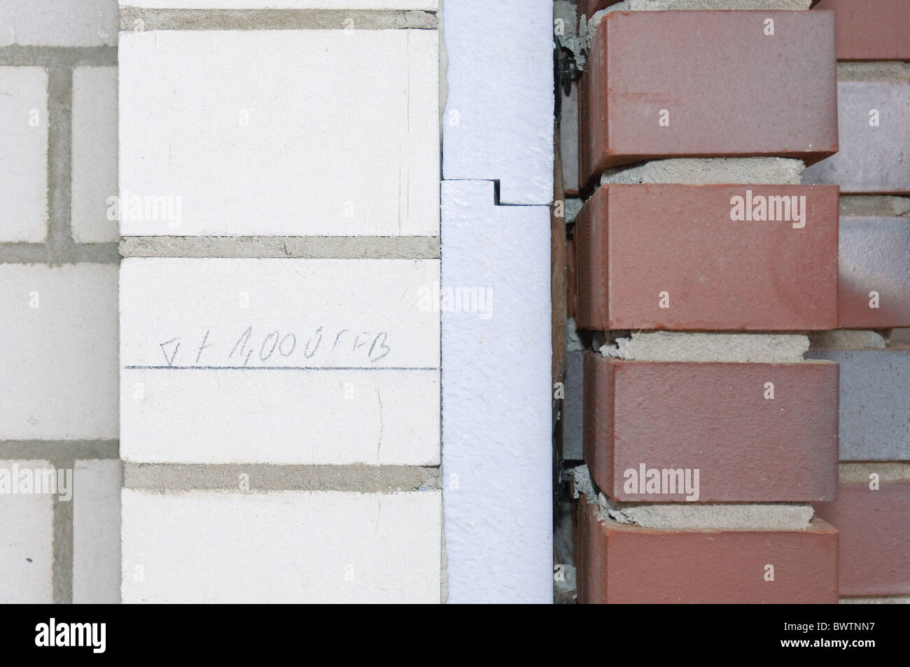 Brick Wall With Insulation High Resolution Stock Photography and Images ...