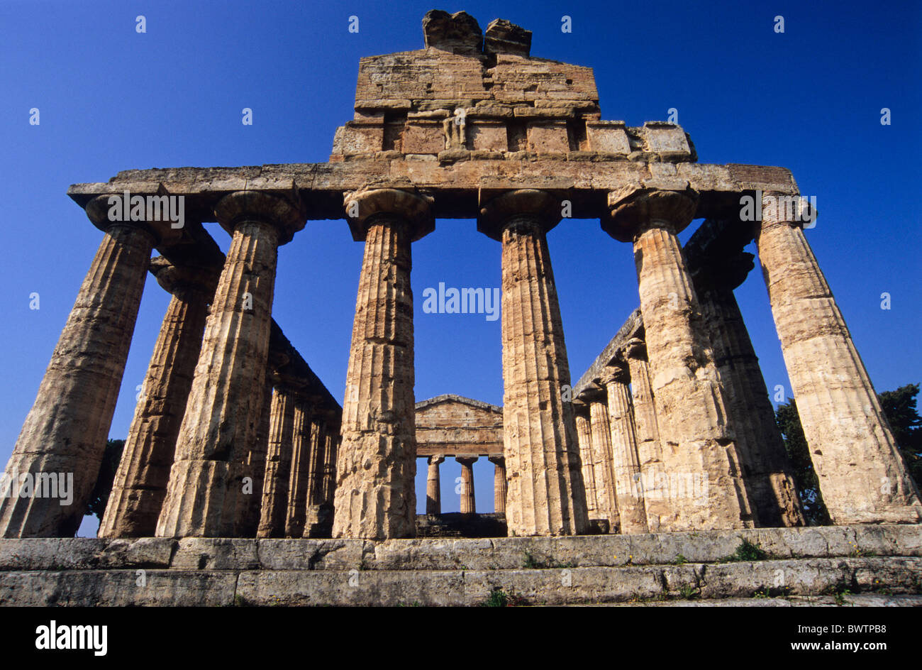 Italy Europe Paestum town Capaccio Province of Salerno Campania region ...