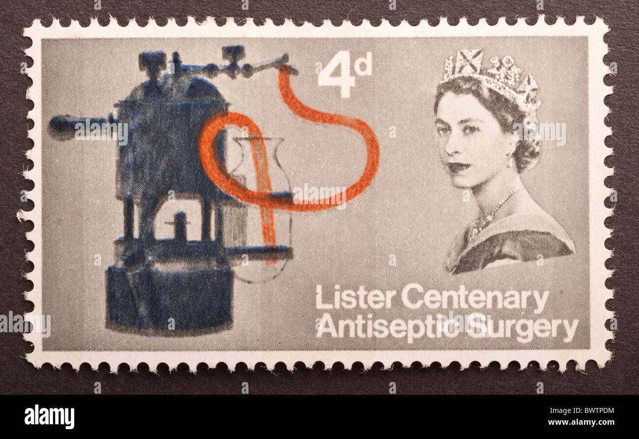 Commemorative issue antiseptic surgery lister centenary british stamp ...