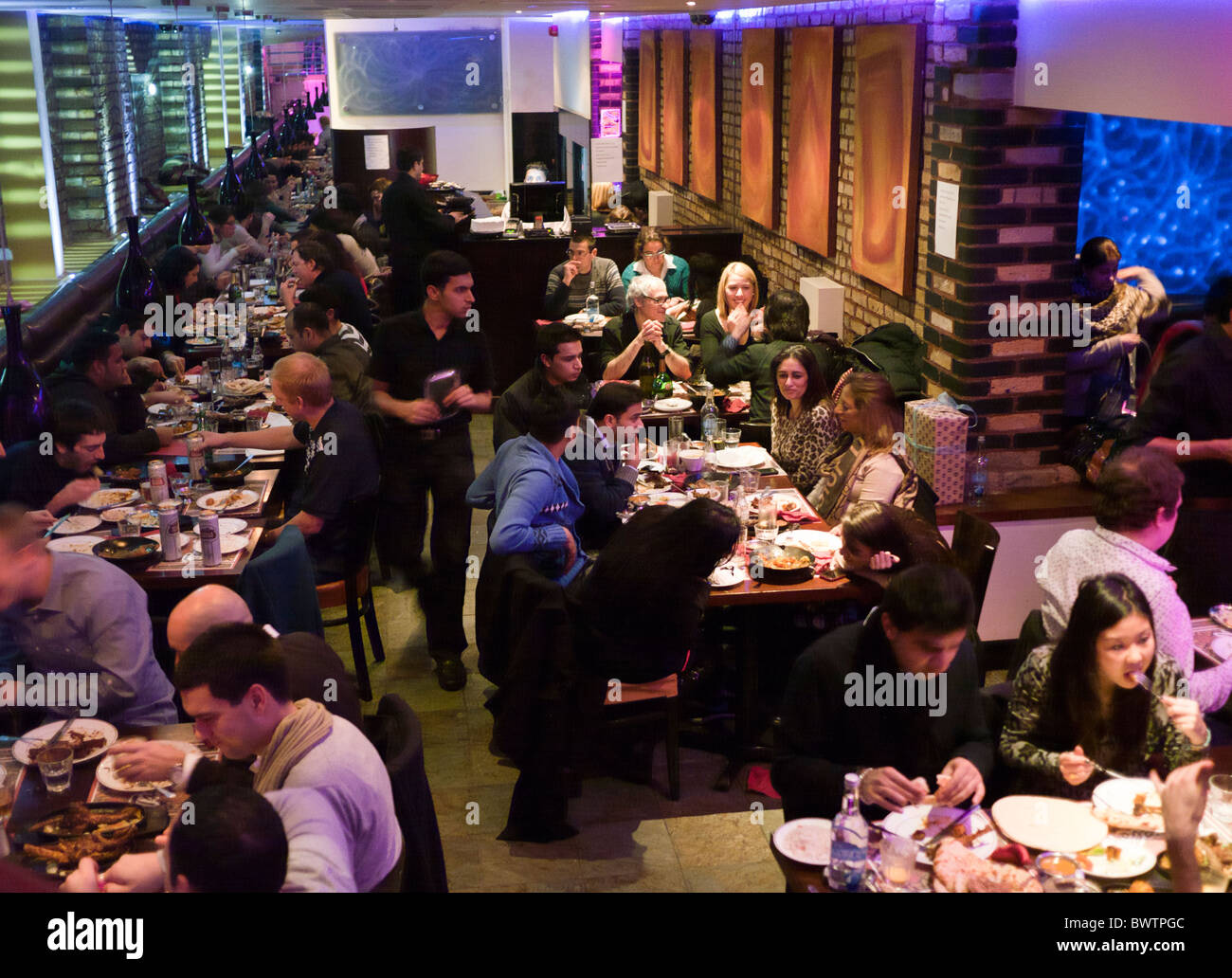 Tayyabs Indian Pakistani restaurant East London in Britain Stock Photo - Alamy