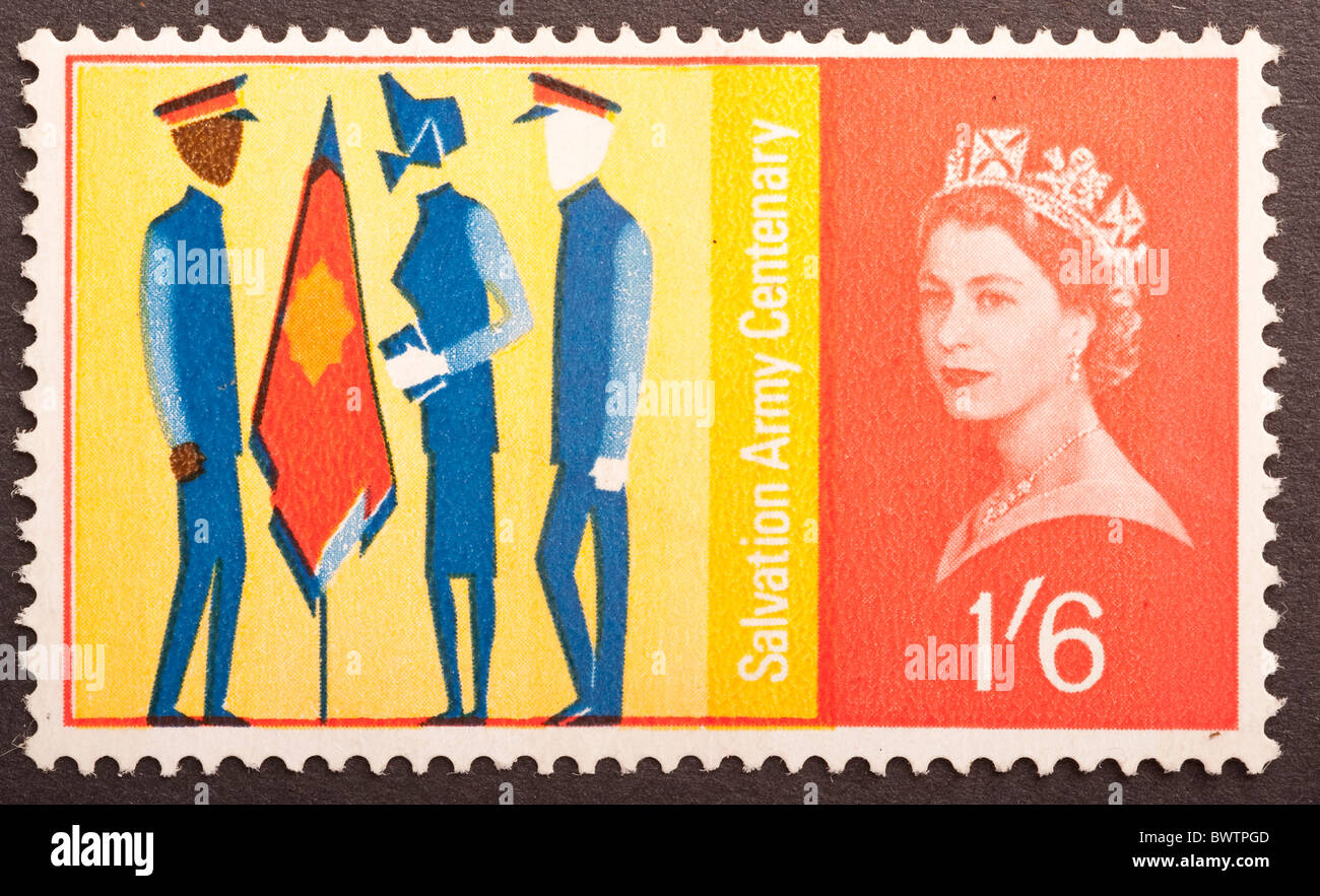 Commemorative issue salvation army centenary british stamp uk one ...