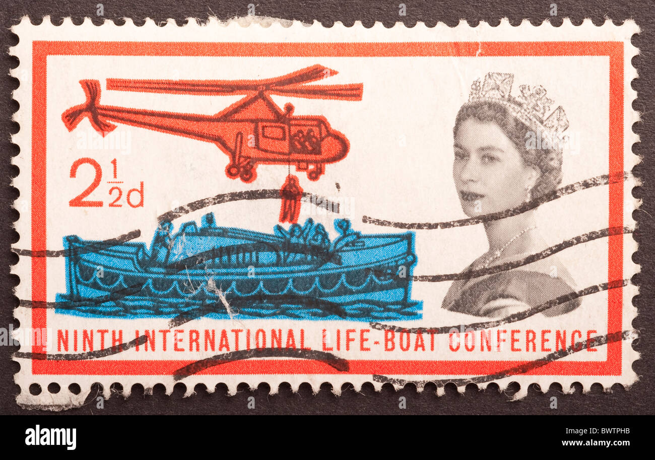 United Kingdom Postage Stamp Two and a half pence, 1963 issue Stock ...